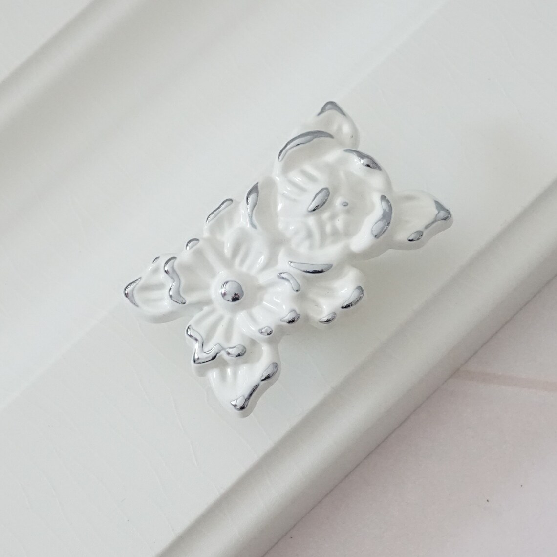 3.75 5 Rose Flower Dresser Pulls Knobs Drawer | Etsy