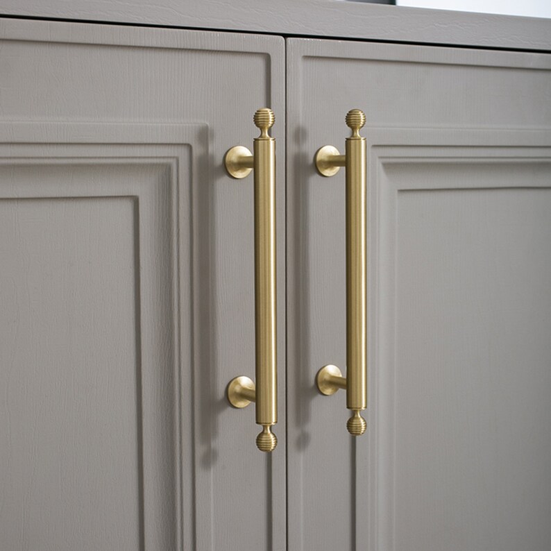 378 5 63solid Brass Drawer Pulls Knobs Etsy 9109