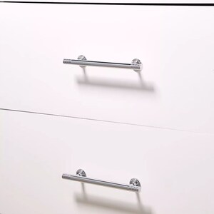 3.78''5''chrome Cabinet Handles Unique Drawer Pull Knob Dresser Knobs ...