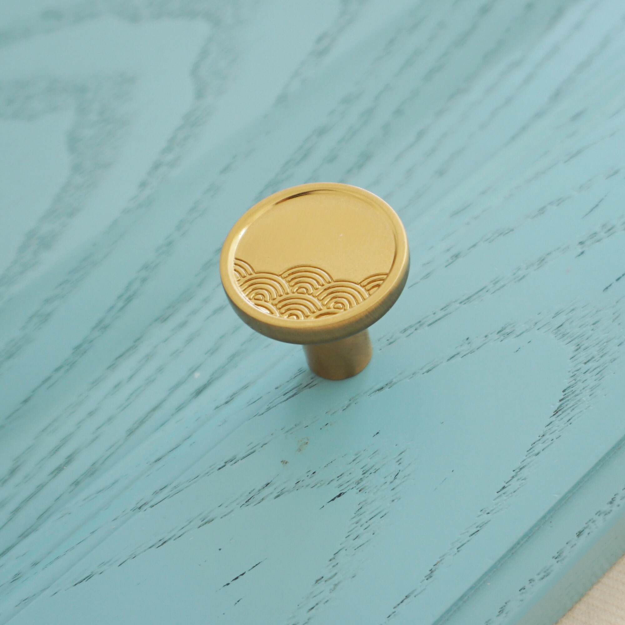 Chinese Style Cabinet Handles Knobs Champagne Gold Drawer | Etsy