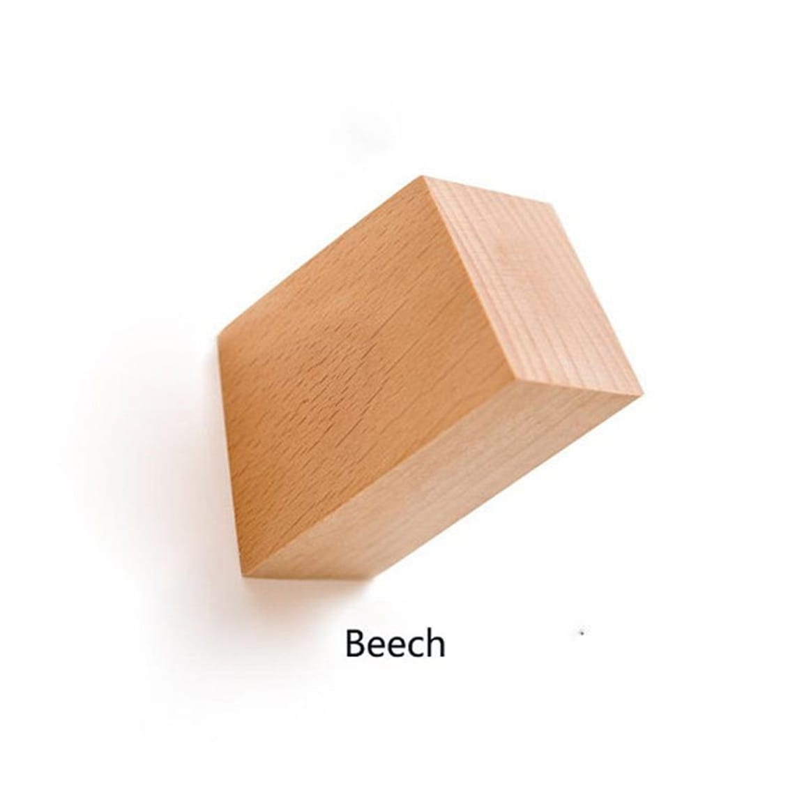 Solid Wood Hook Modern Decor Wall Hook Beech Black Walnut Coat | Etsy