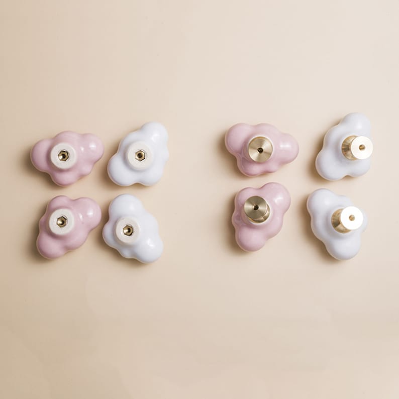Cloud Knobs Ceramic Knobs Dresser Pulls Drawer Knobs Handles | Etsy