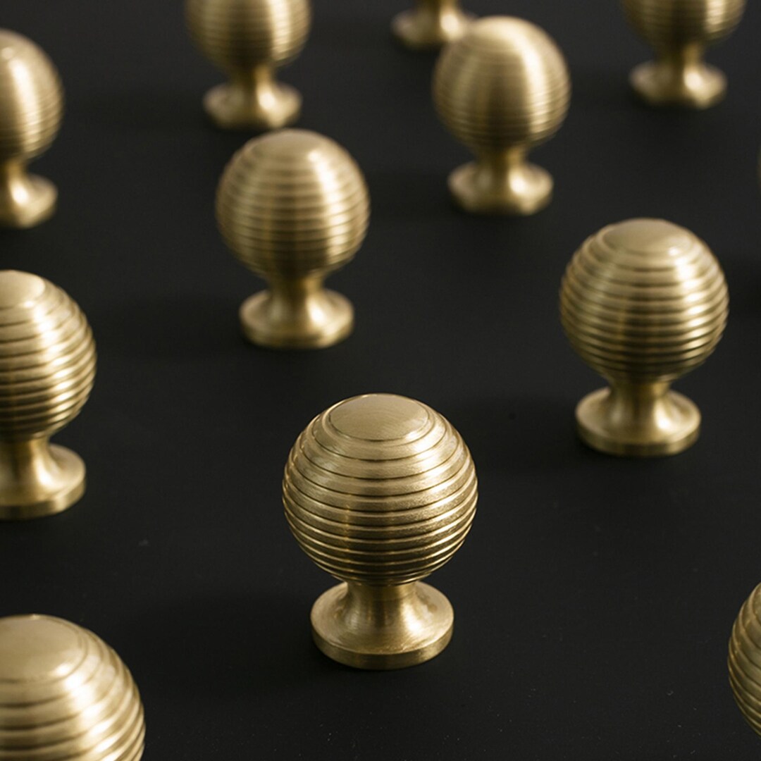 Brass Knobs Kitchen Knobs Pulls Dresser Knob Pulls Wardrobe Pull Cabinet Knob Door Drawer Knob ...