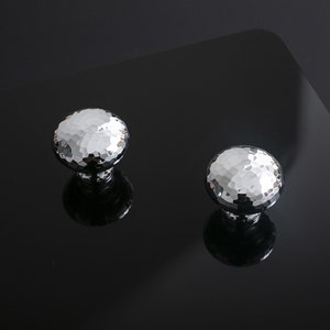Chrome Hammer Knobs Cabinet Knobs Kitchen Pulls and Knobs Drawer Knobs Pulls Wardrobe Knob ...