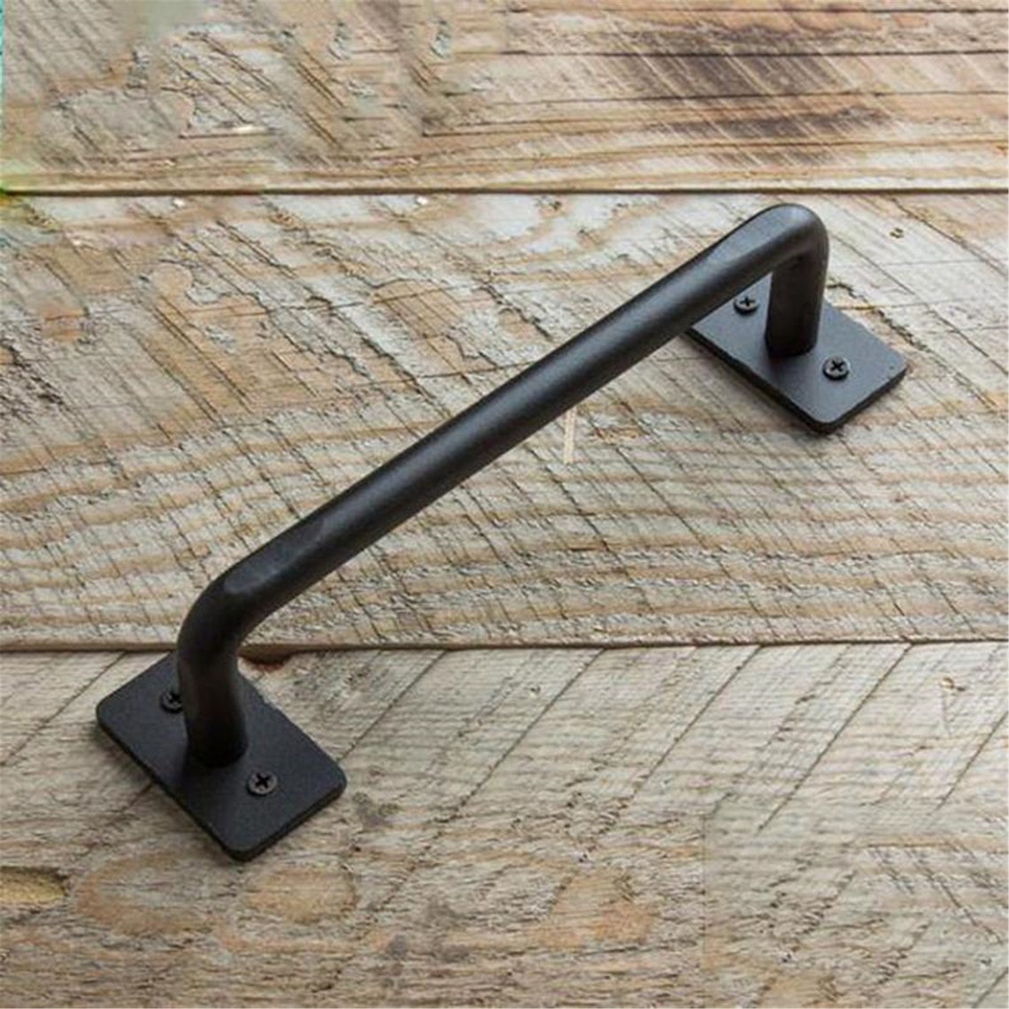 Antique Black Wooden Door Handles Old Barn Door handles | Etsy