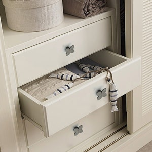 Creative Drawer Pulls Knobs Clover Closet Door Wardrobe Knob Cabinet ...