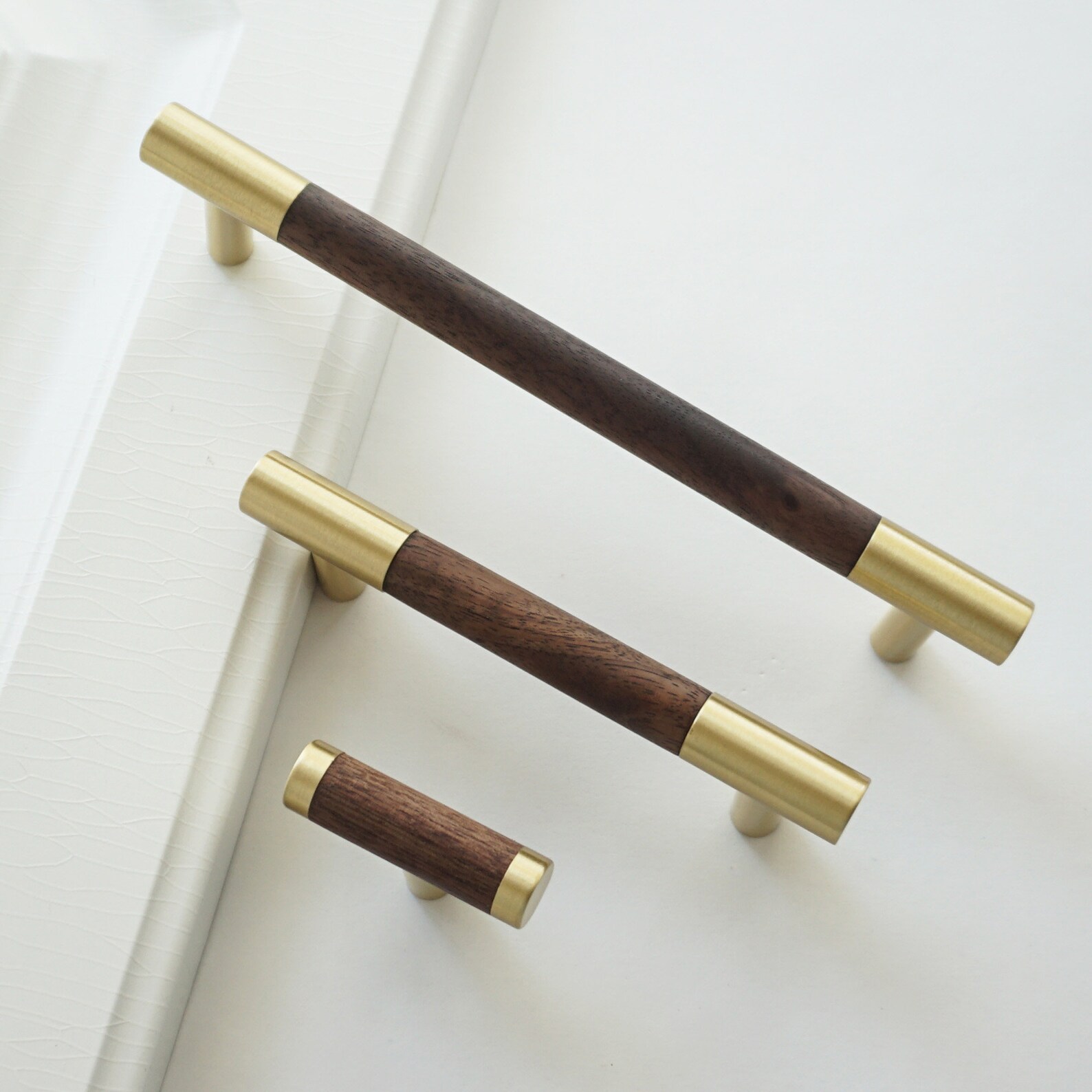 3.78'' 5''6.3Brass Wood Cabinet Handle | Etsy