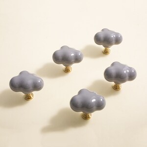 Cloud Knobs Ceramic Knobs Dresser Pulls Drawer Knobs Handles - Etsy