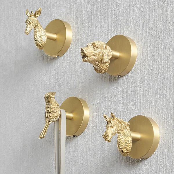 Solid Brass Hooks - Etsy