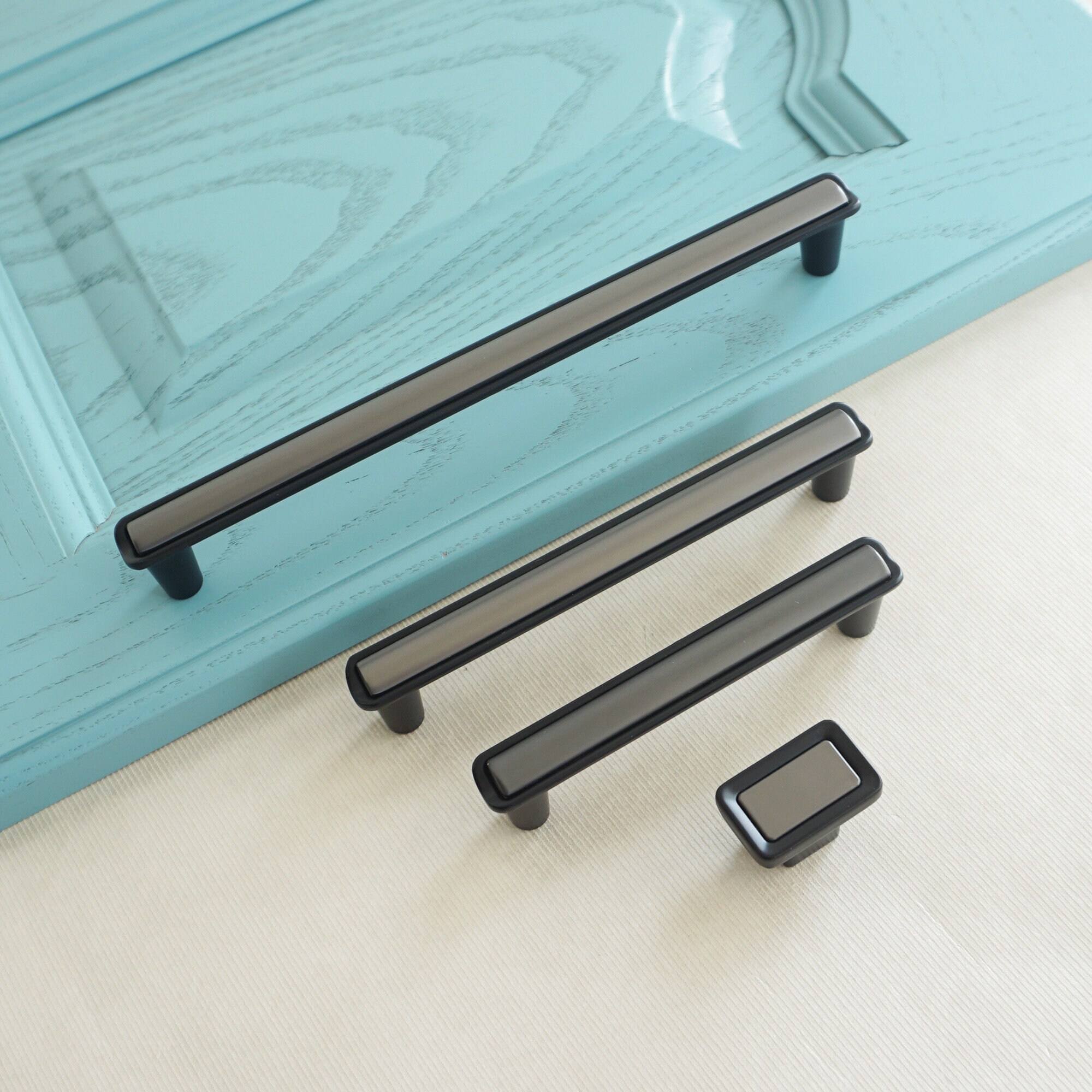 3.78 5.0 7.55Black Gun Drawer Handles Pulls | Etsy