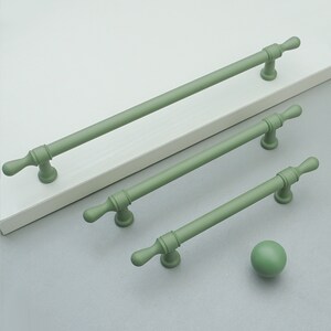 3.78"5"7.55"green Cabinet Knobs Handles Mini Ball Knobs Unique Drawer Pull Knob Modern Kitchen ...