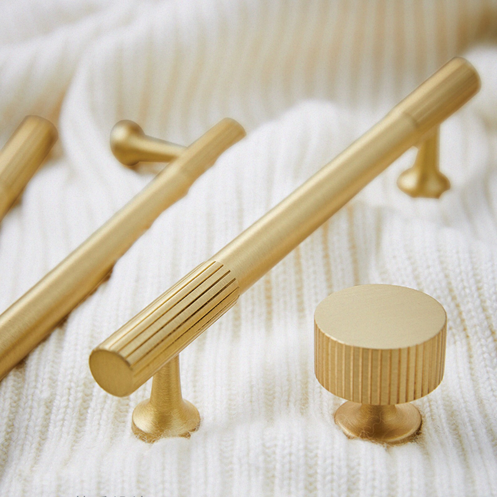 Solid Brass Cabinet Handles Knobs Drawer Pulls Knobs Kitchen | Etsy Canada