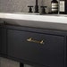 Customizable Acrylic Kitchen Pulls Handles Gold Clear Dresser Pulls ...
