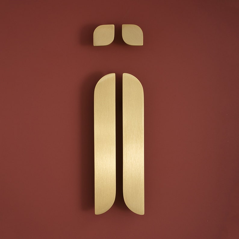 3.78 5 8.8solid Brass Drawer Pulls Knobs - Etsy