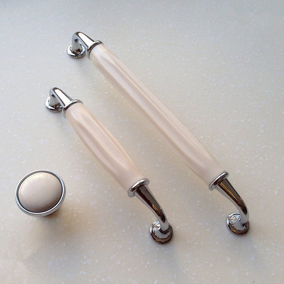 Dresser Pull Ceramic Drawer Pulls Knobs Handles Cabinet Knob Kitchen ...