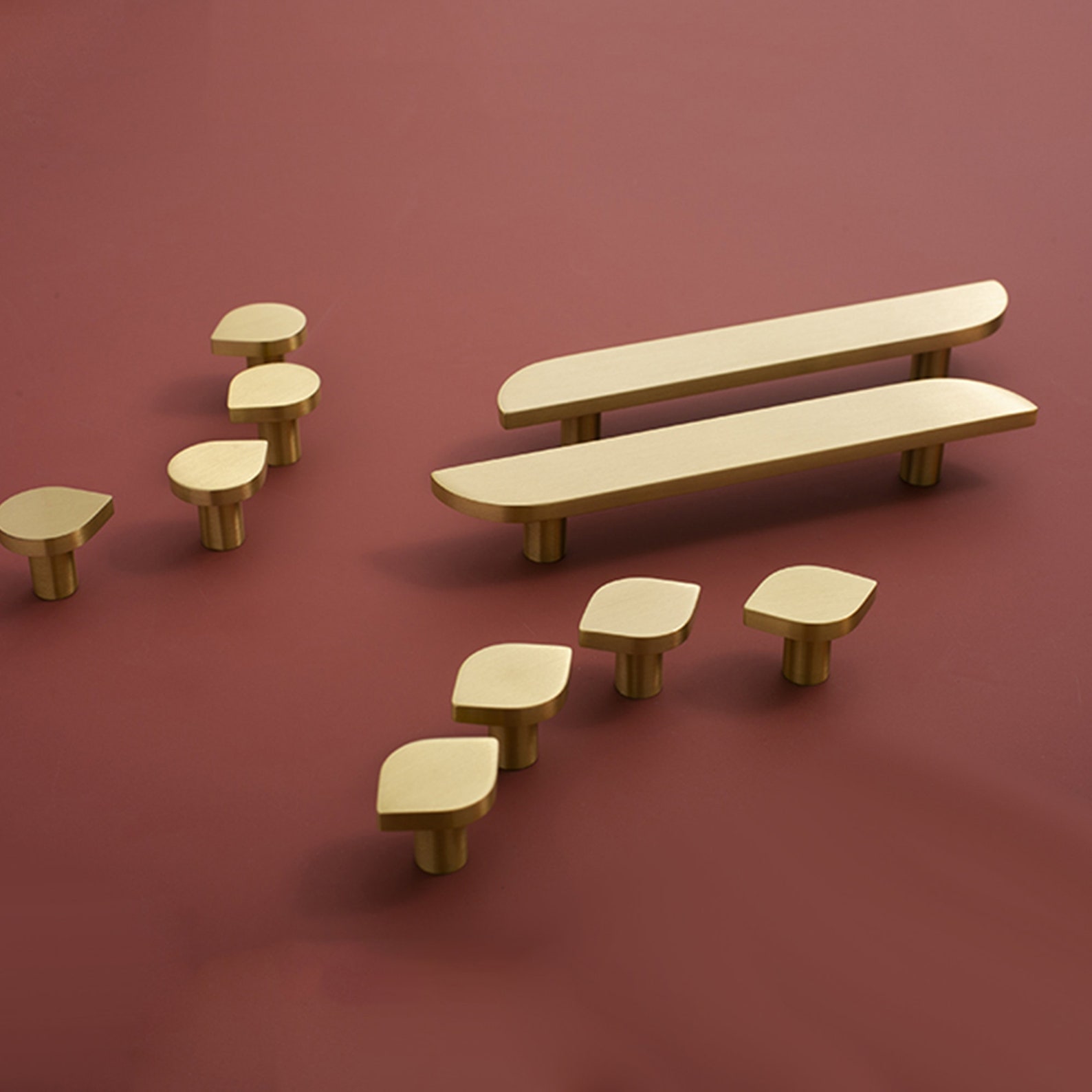 3.78 5 8.8solid Brass Drawer Pulls Knobs - Etsy