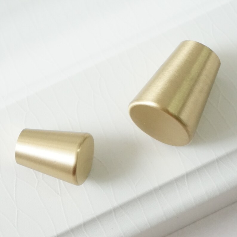 Pure Brass Knob Solid Brass Drawer Knobs Pulls Handles Small | Etsy