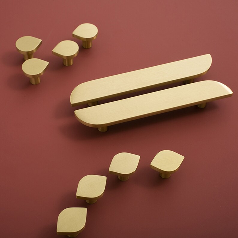 3.78 5 8.8solid Brass Drawer Pulls Knobs - Etsy