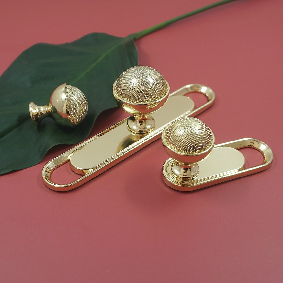 Black Drawer Pull Knob Gold Kitchen Pulls knob Cabinet Pulls | Etsy