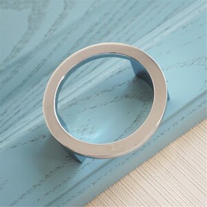 2.5'' Round Drawer Pulls Handles Chrome Silver Dresser - Etsy
