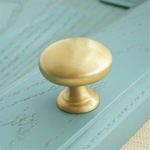 3" Brushed Gold Cup Pulls Dresser Drawer Knobs Handles Kitchen Cabinet ...