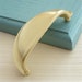 3 Brushed Gold Cup Pulls Dresser Drawer Knobs Handles Kitchen Cabinet ...