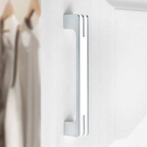 White Silver Cabinet Handles Kitchen Pulls Dresser Pulls Drawer Pull ...