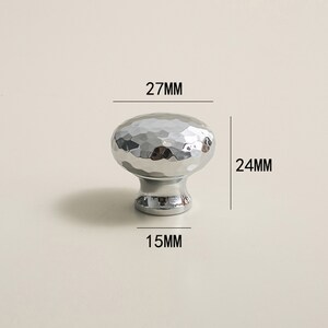 Chrome Hammer Knobs Cabinet Knobs Kitchen Pulls and Knobs Drawer Knobs Pulls Wardrobe Knob ...