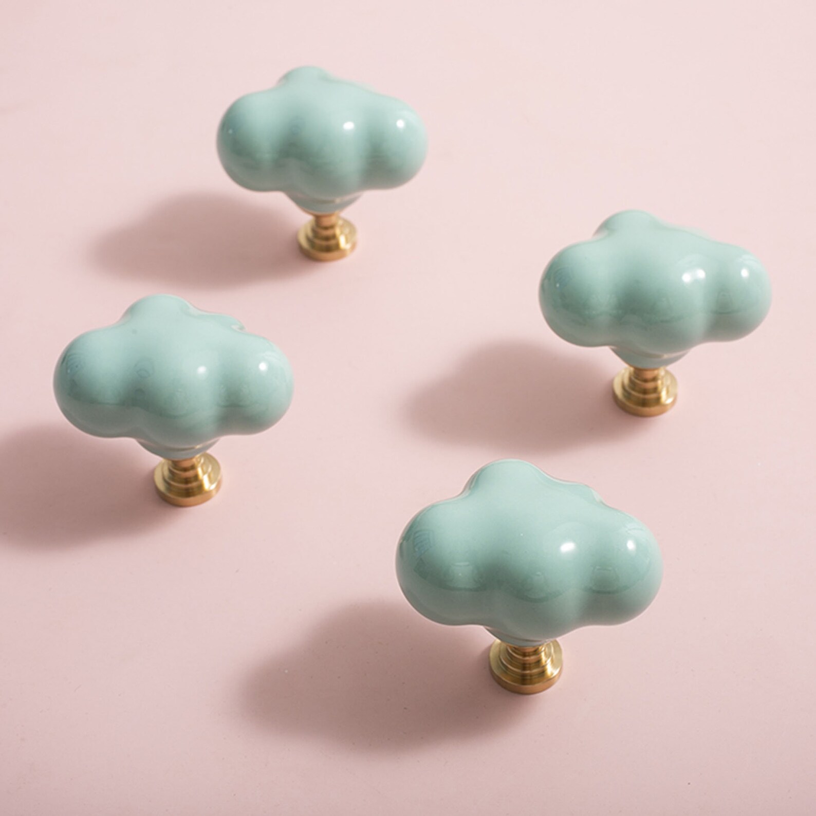 Cloud Knobs Ceramic Knobs Dresser Pulls Drawer Knobs Handles | Etsy