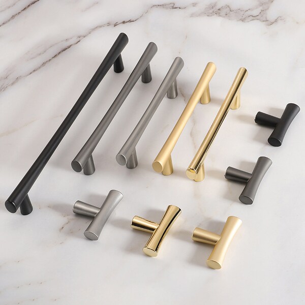 Brushed Nickel Cabinet Pulls - Etsy