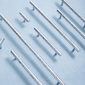 Chrome Hammer Design Drawer Pulls Knobs Solid Brass Cabinet Door Handle Knob Gift Dresser Knobs ...