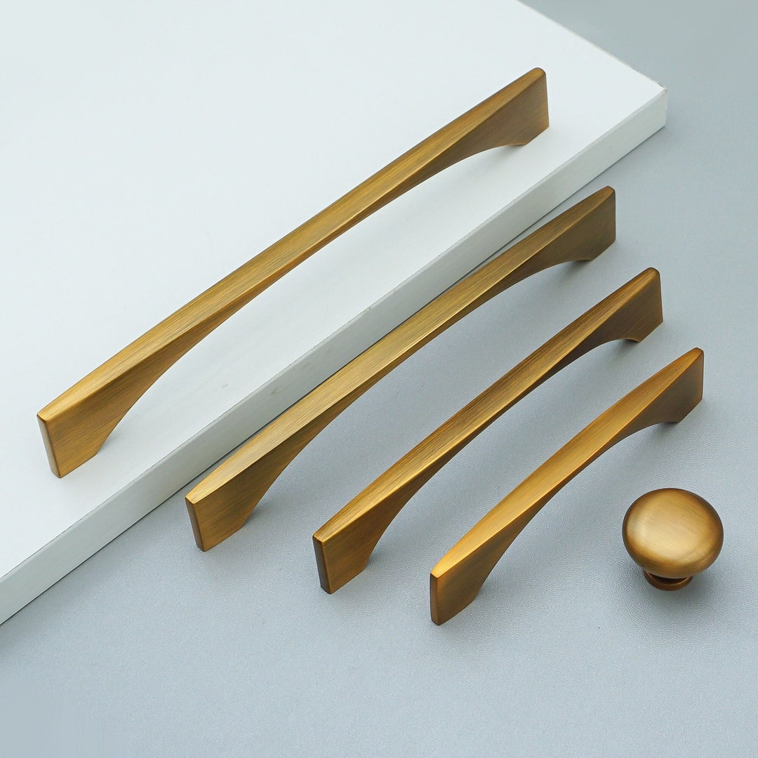 Unique Cabinet Handles Knob Antique Brass Drawer Knobs Pulls Dresser ...