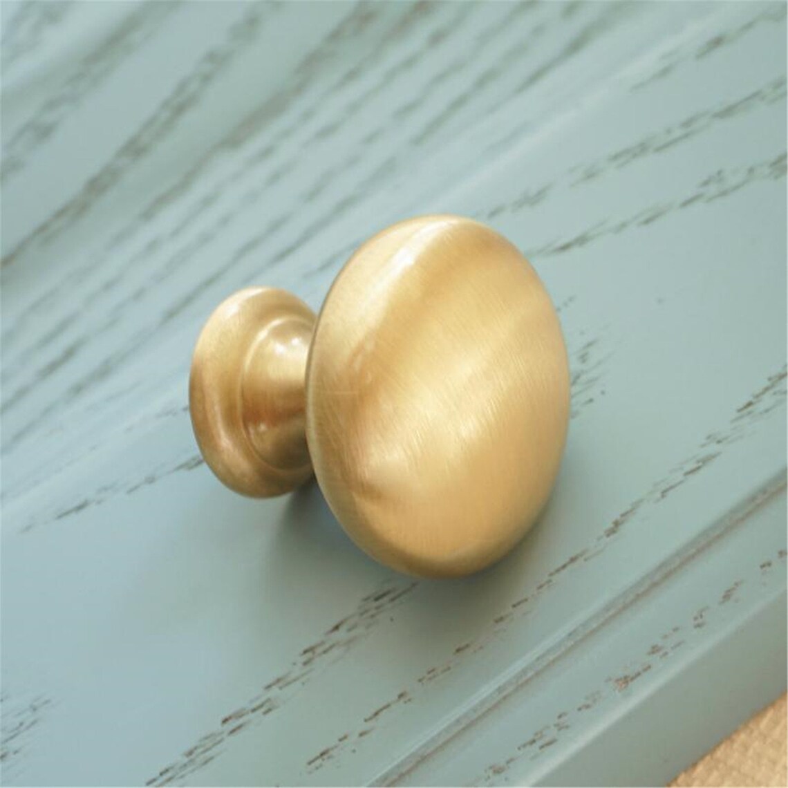 3 Brushed Gold Cup Pulls Dresser Drawer Knobs Handles | Etsy