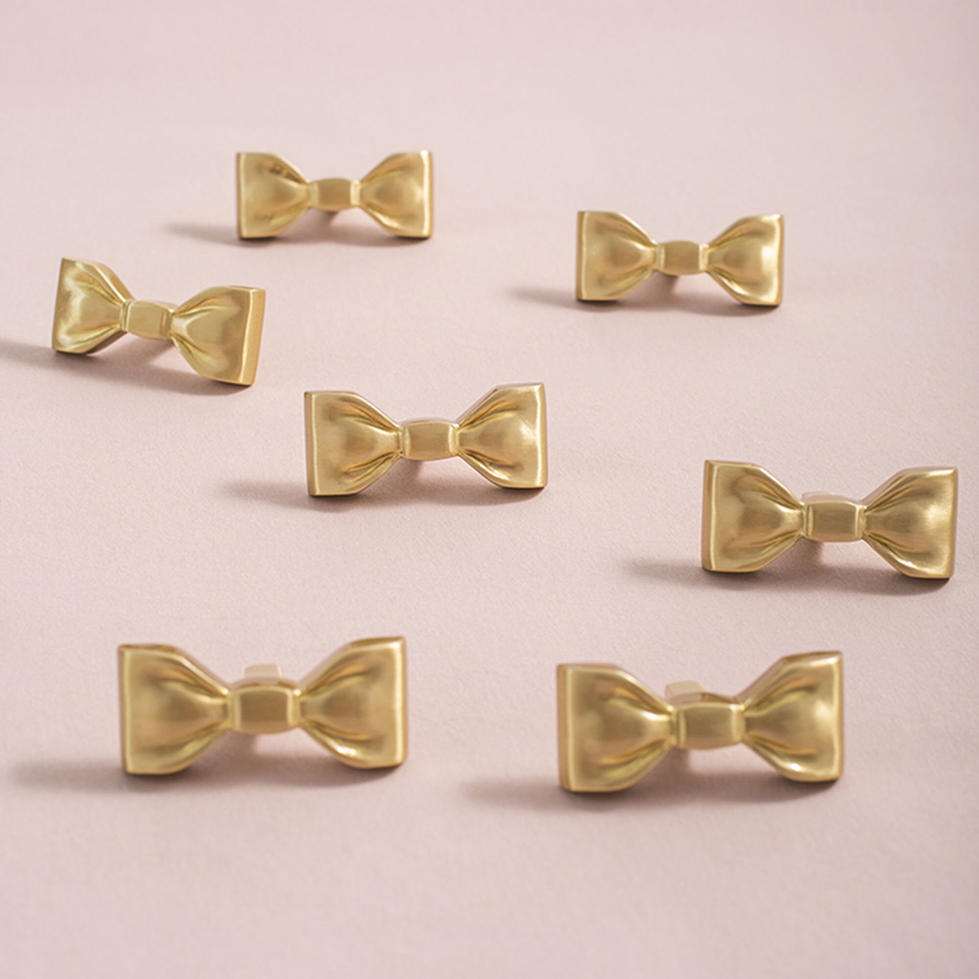 Bow Design Drawer Pulls Knobs Solid Brass Dresser Knobs Pulls - Etsy ...