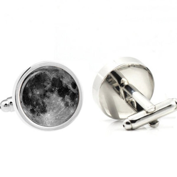Moon Cufflinks - Etsy