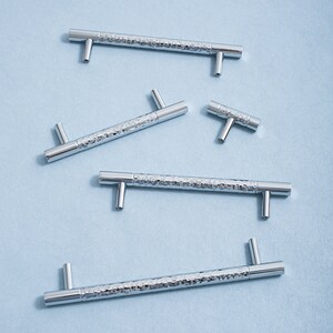 Chrome Hammer Design Drawer Pulls Knobs Solid Brass Cabinet Door Handle Knob Gift Dresser Knobs ...