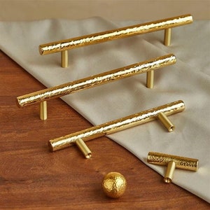 Hammer Design Solid Brass Drawer Pulls Knobs Cabinet Door Handle Knob Dresser Knobs Wardrobe ...