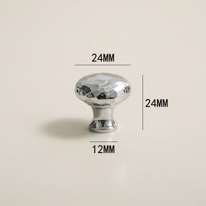 Chrome Hammer Knobs Cabinet Knobs Kitchen Pulls and Knobs Drawer Knobs Pulls Wardrobe Knob ...