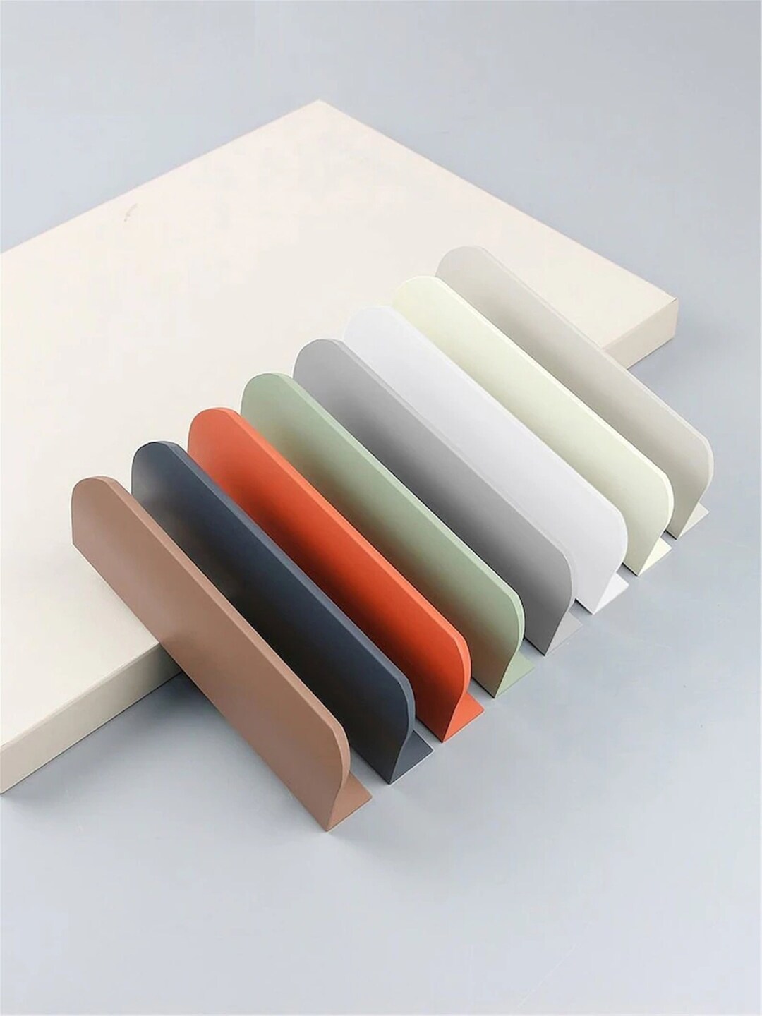 Modern Drawer Pulls Colorful Invisible Kitchen Handles Concealed ...