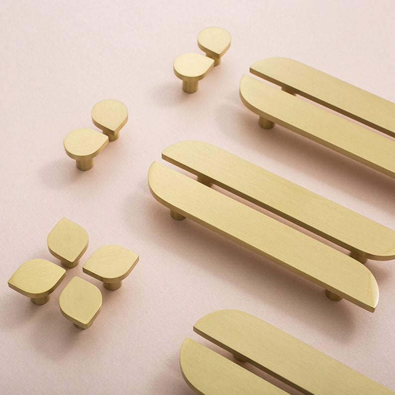 3.78 5 8.8solid Brass Drawer Pulls Knobs - Etsy