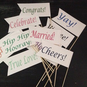 Assorted Wedding Flags - Etsy