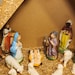 Vintage One Piece Nativity Scene in Original Box Christmas Nativity ...
