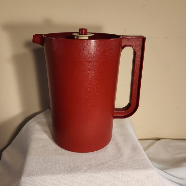 Red Pitcher - Etsy