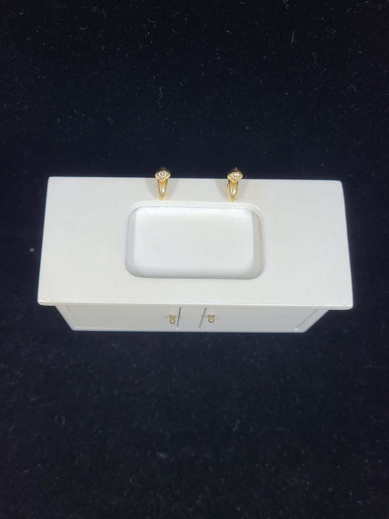 Town Square Miniatures Miniature Dollhouse White Wooden - Etsy