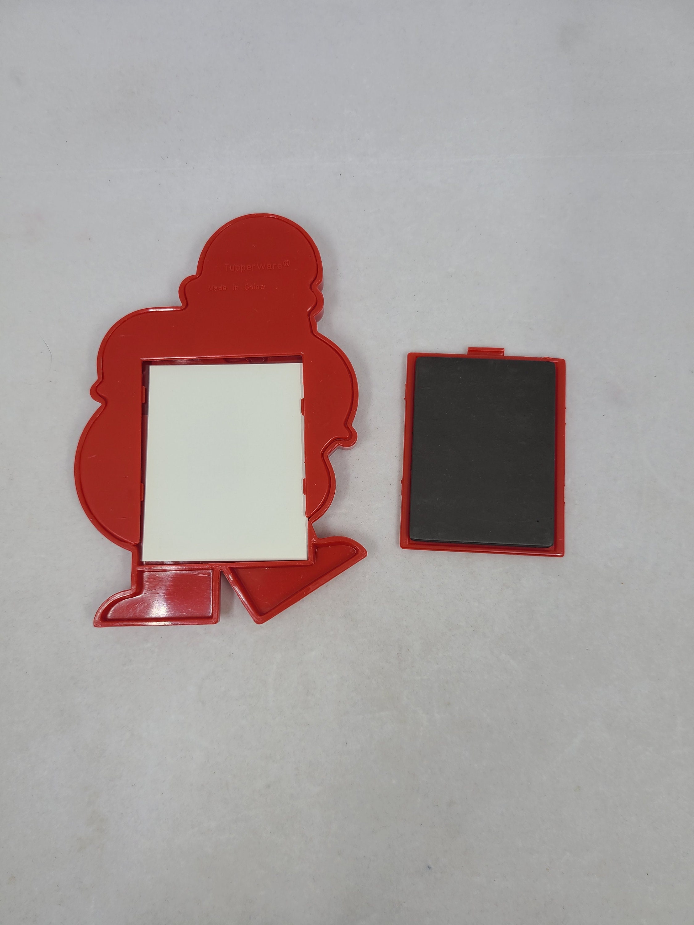 Vintage Tupperware Jolly Santa Photo Frame Magnet - Etsy México