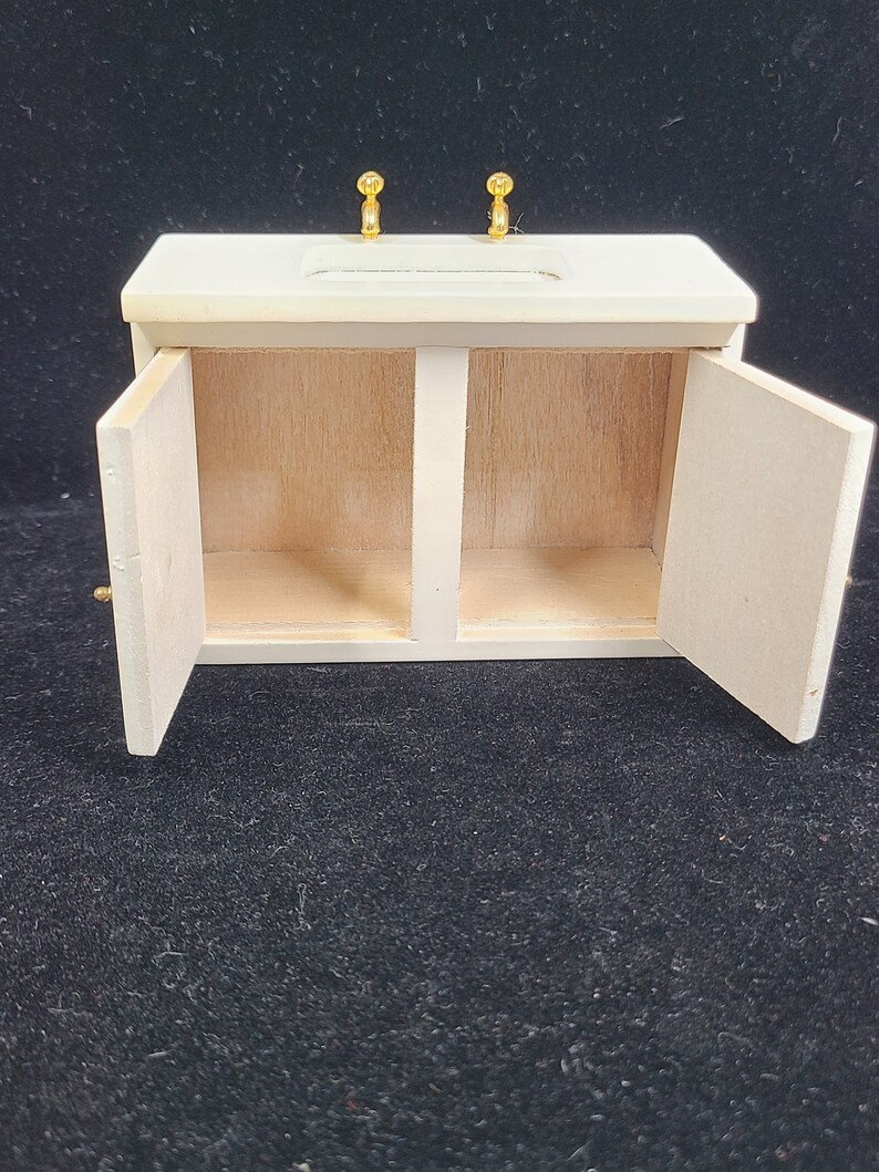 Town Square Miniatures Miniature Dollhouse White Wooden - Etsy