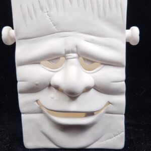 RARE Vintage Ready to Paint Ceramic Bisque Frankenstein Head - Etsy