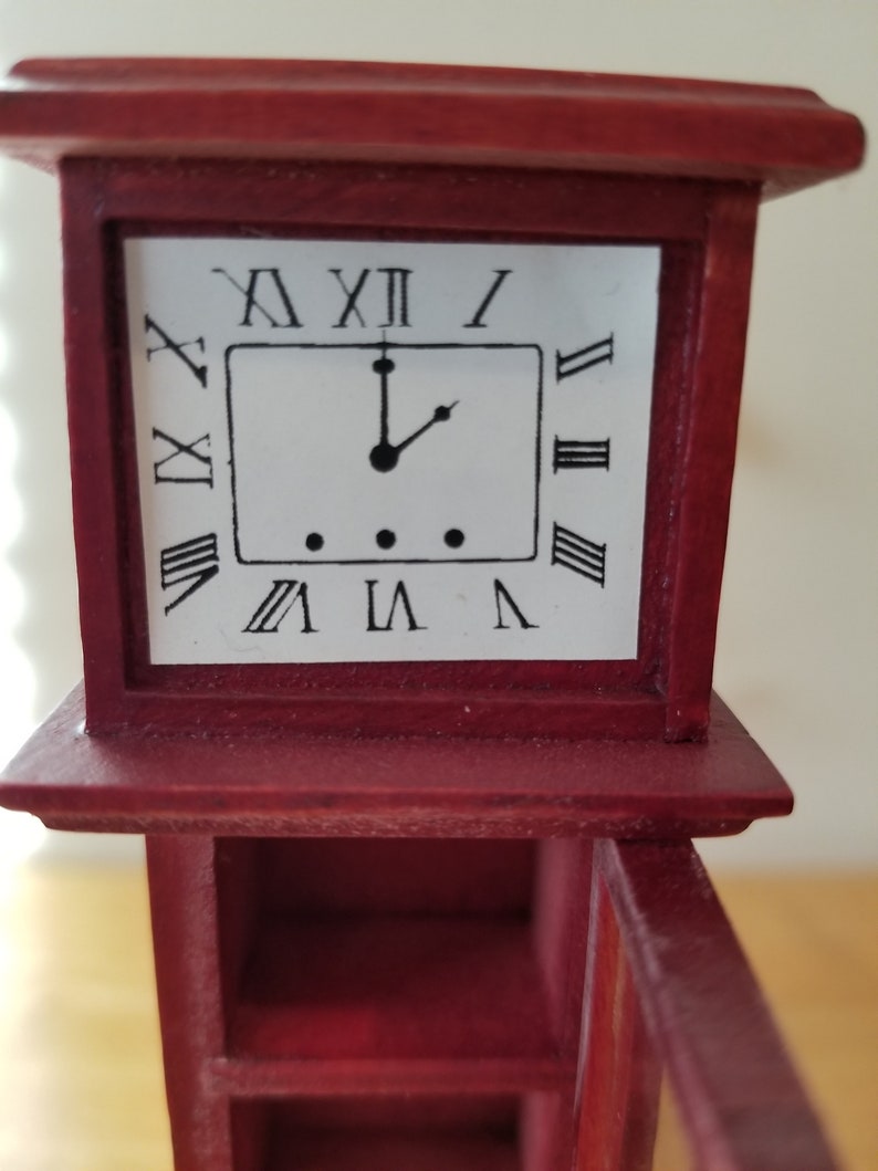 Town Square Miniatures Miniature Dollhouse Grandfather Clock - Etsy
