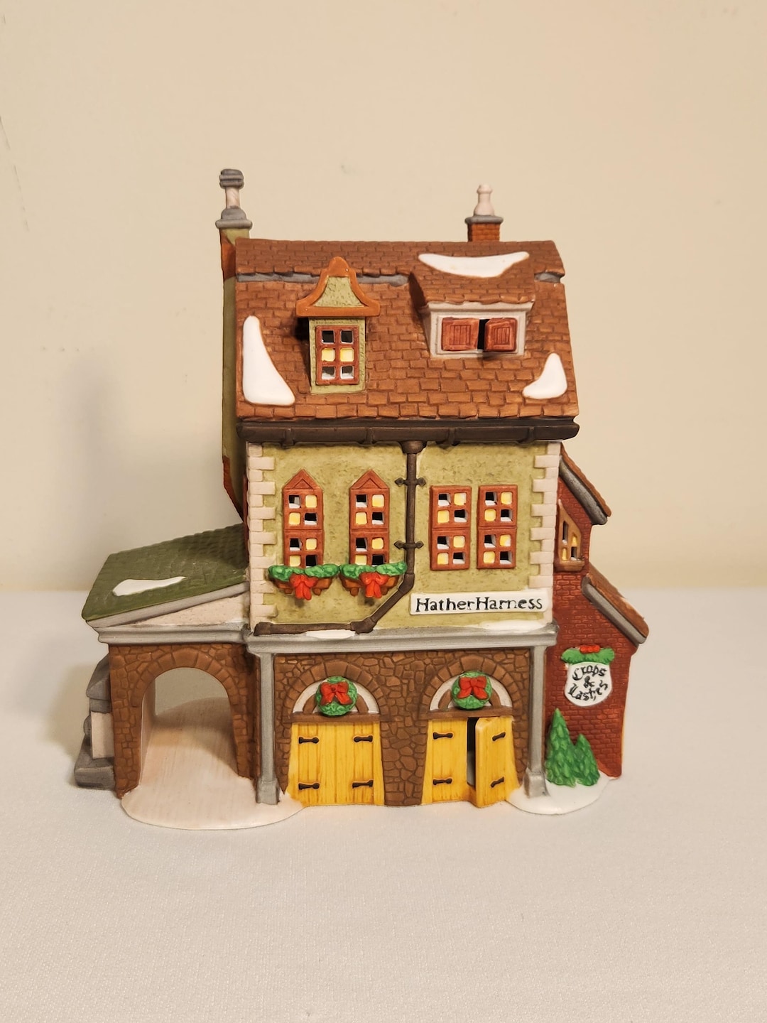 Vintage Dept 56 Hather Harness: Dickens Village Lighted Building (1994 ...