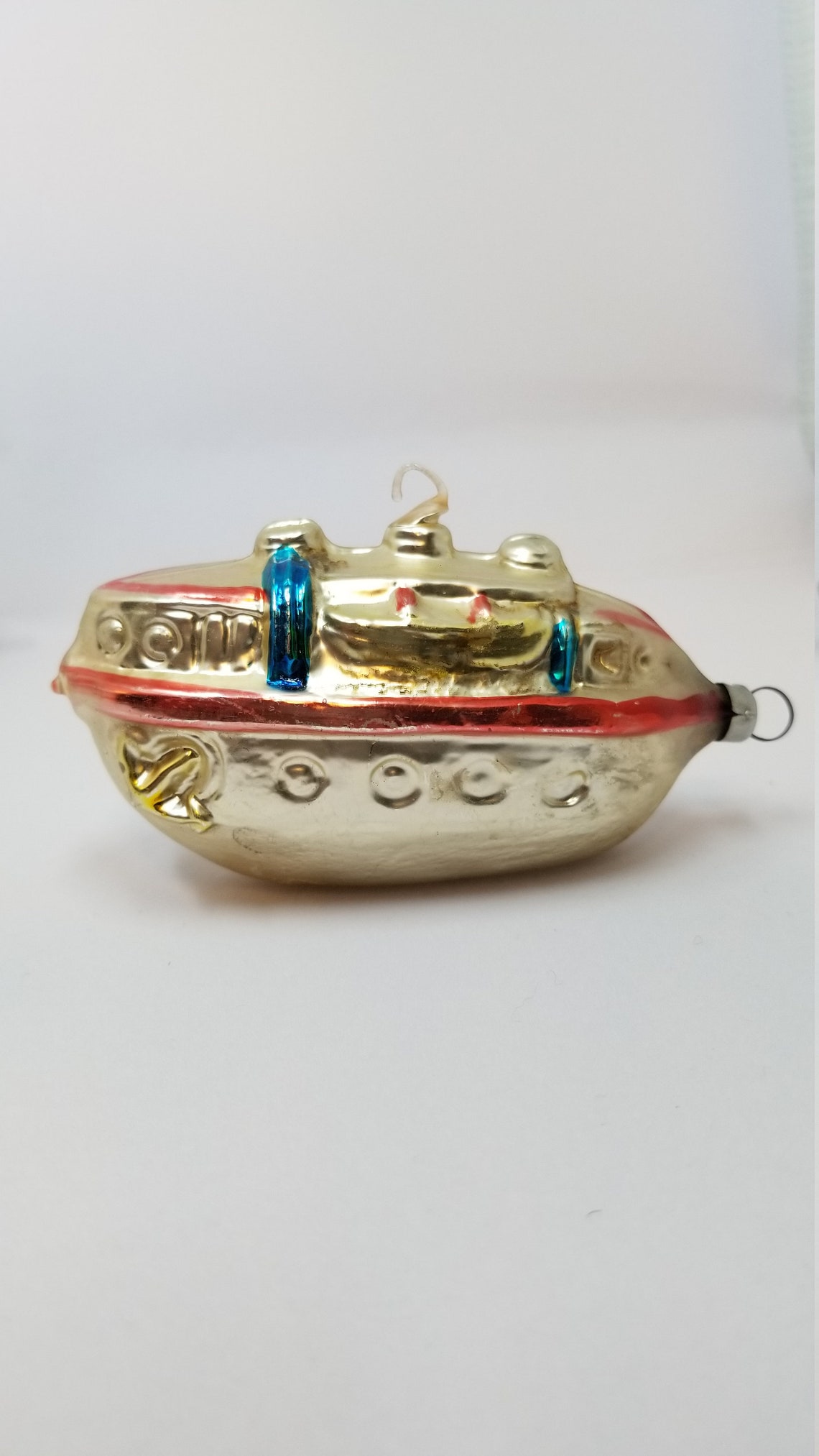 Two Vintage 1950's West Germany Hand Blown Glass Ship | Etsy